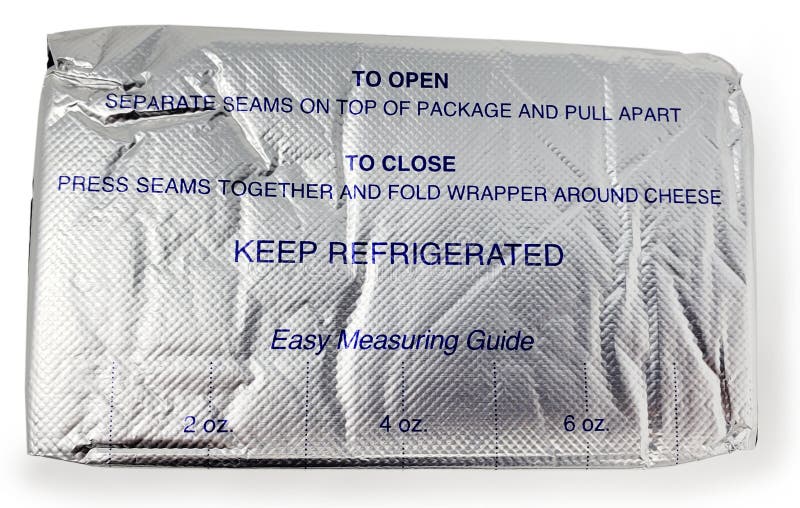 Foil Packet Cream Cheese stock photo. Image of ocean - 180336482