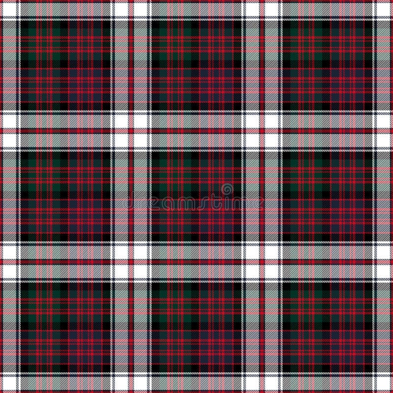 MacDonald Dress Modern Tartan Seamless Pattern Stock Illustration ...
