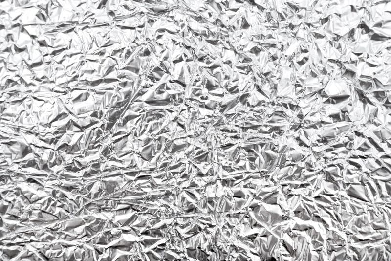 Foil Texture. Background of Crumpled Foil Closeup Stock Photo - Image ...