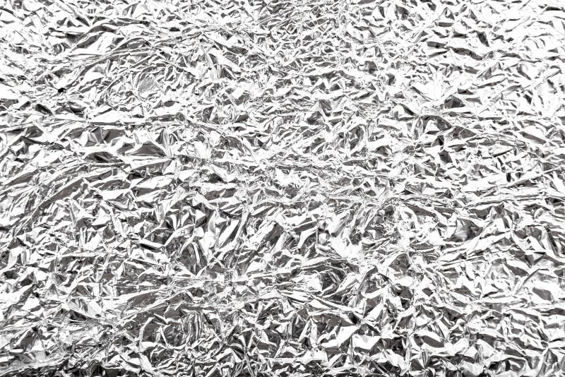 Foil Texture. Background of Crumpled Foil Closeup Stock Photo - Image ...