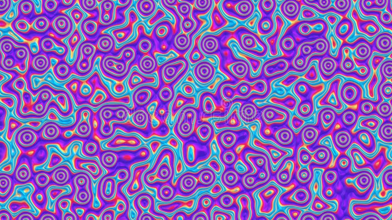 Foil Texture Made of Embossed Rings with Bloom Effect, 3D Rendering ...