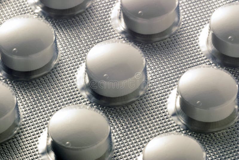 Foil wrapped pills stock image. Image of vitamin, pharmacy - 10429713