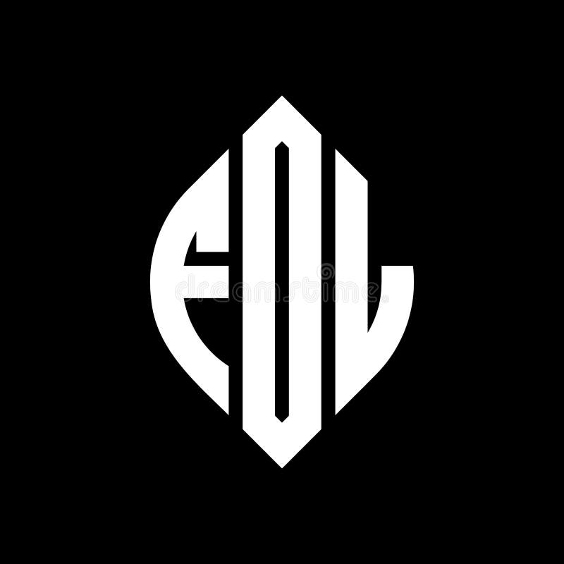 FOL Circle Letter Logo Design with Circle and Ellipse Shape. FOL ...