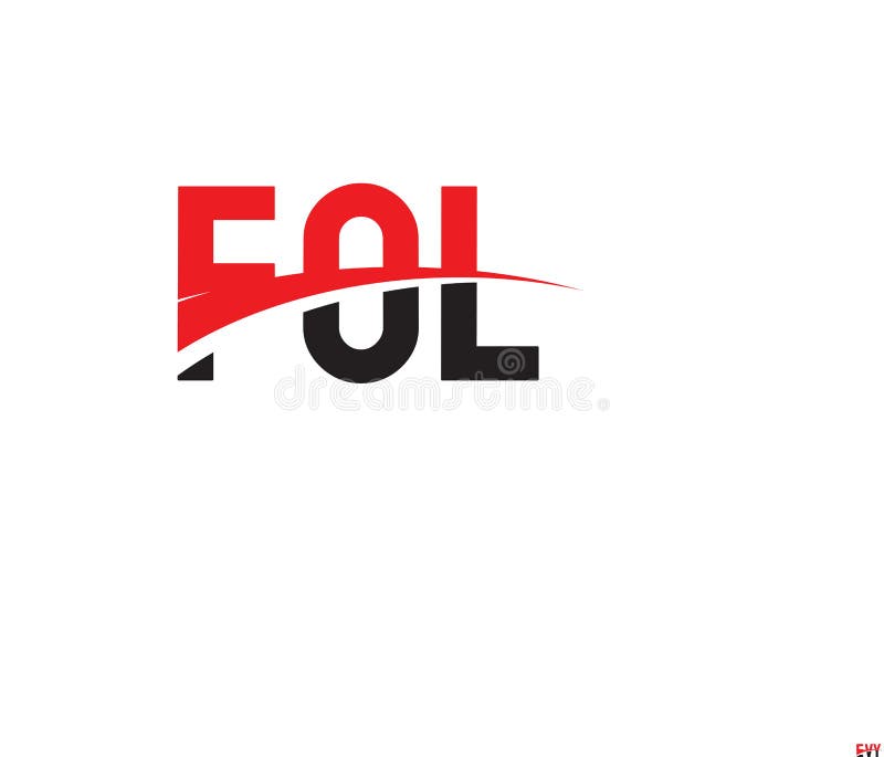 FOL Letter Initial Logo Design Vector Illustration Stock Vector ...