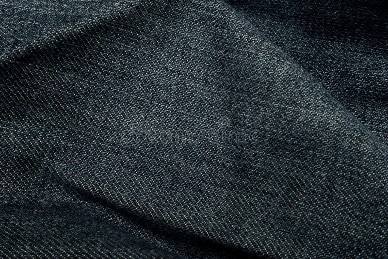 Fold Dark Blue Jeans Texture Background Stock Image - Image of fashion ...