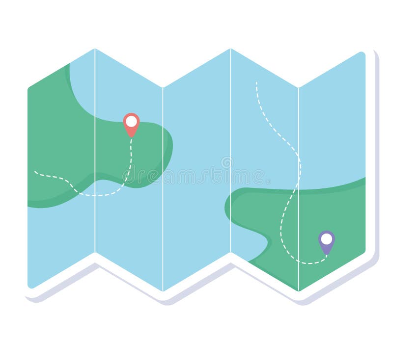 Map Fold Stock Illustrations – 3,235 Map Fold Stock Illustrations ...