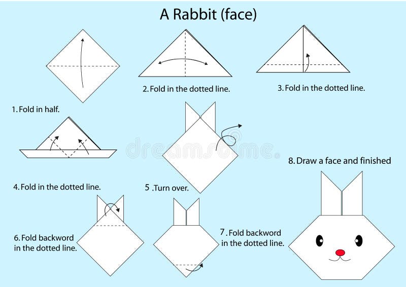 Fold paper stock vector. Illustration of handmade, craft - 61130350