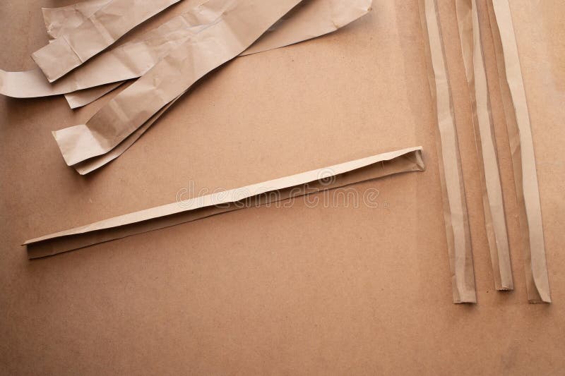 Fold a Strip of Paper in Half Lengthwise Stock Photo - Image of candy ...