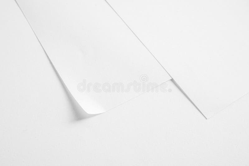 Fold White Paper Sheets Background Texture for Design Stock Photo ...