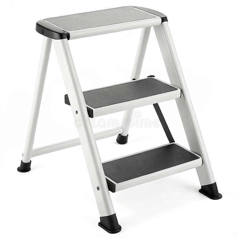 Foldable Bathroom Step Stool Stock Illustration - Illustration of ...