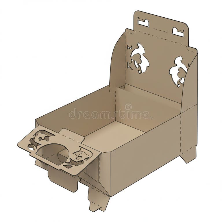Foldable Cardboard Display Stock Illustrations – 100 Foldable Cardboard ...