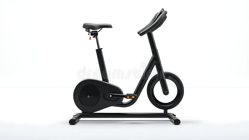 Foldable Exercise Bike with Sleek Design for Efficient Workouts Stock ...