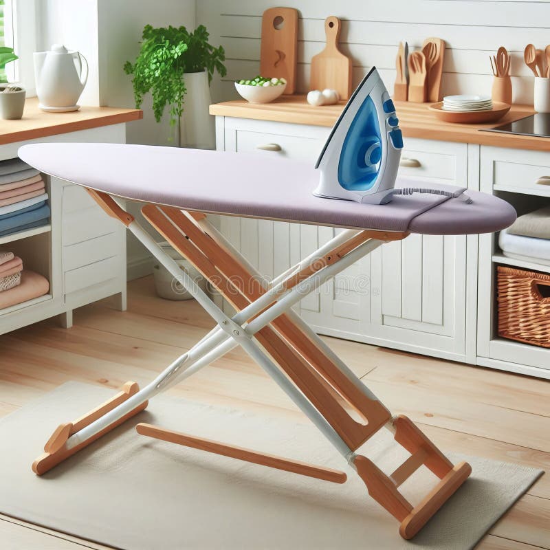 Foldable Ironing Board Compact Space Saving Ironing Board with a Stock ...