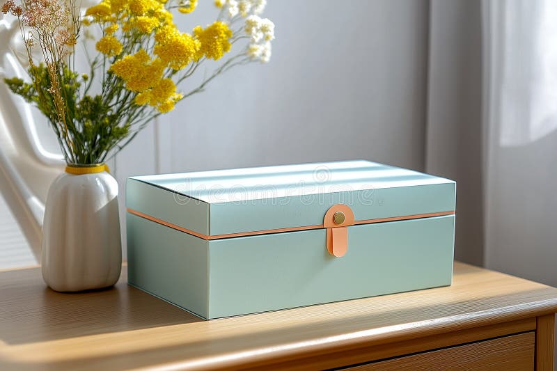 A Foldable Paper Storage Box with Pastel Colors, Label Slots, and a ...