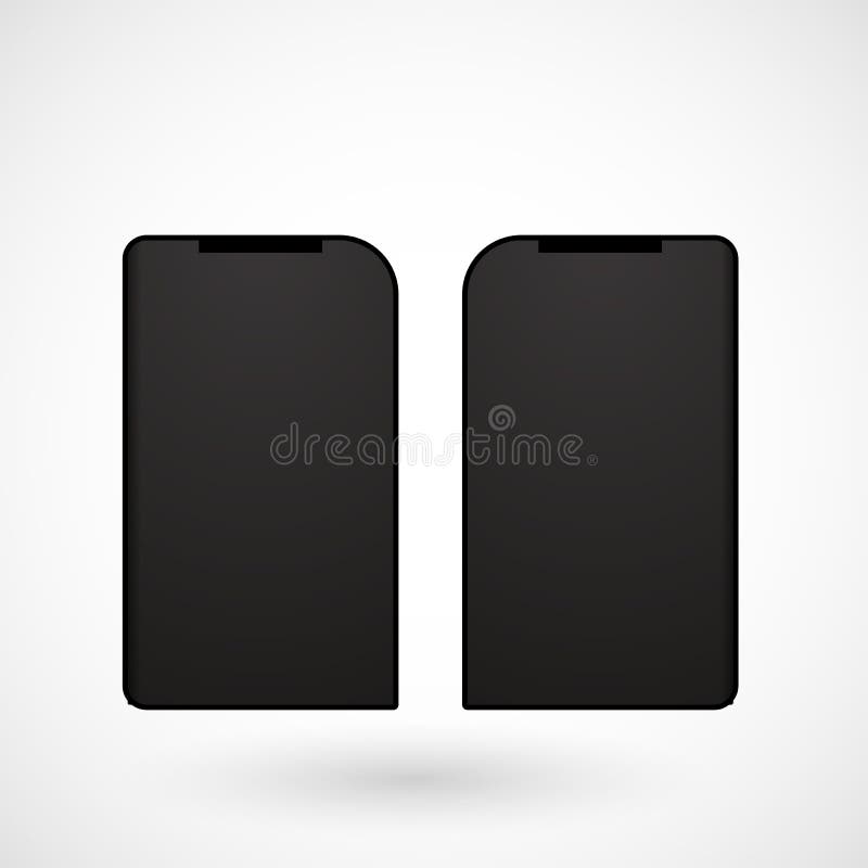 Foldable Screen Smart Phone, Vector Stock Vector - Illustration of ...