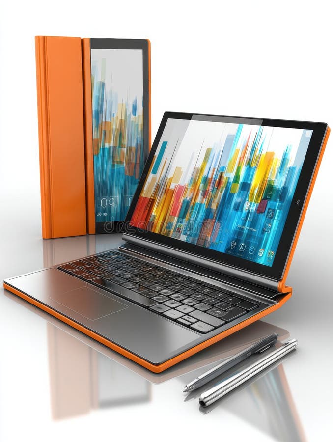 Foldable Touchscreen Tablet Transforms into Laptop in Modern Tech ...