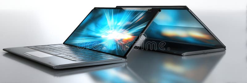 Foldable Touchscreen Tablet Transforms into Sleek Laptop in Modern Tech ...