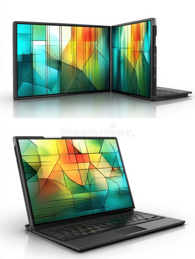 Foldable Touchscreen Tablet Transitions Seamlessly into Laptop with ...