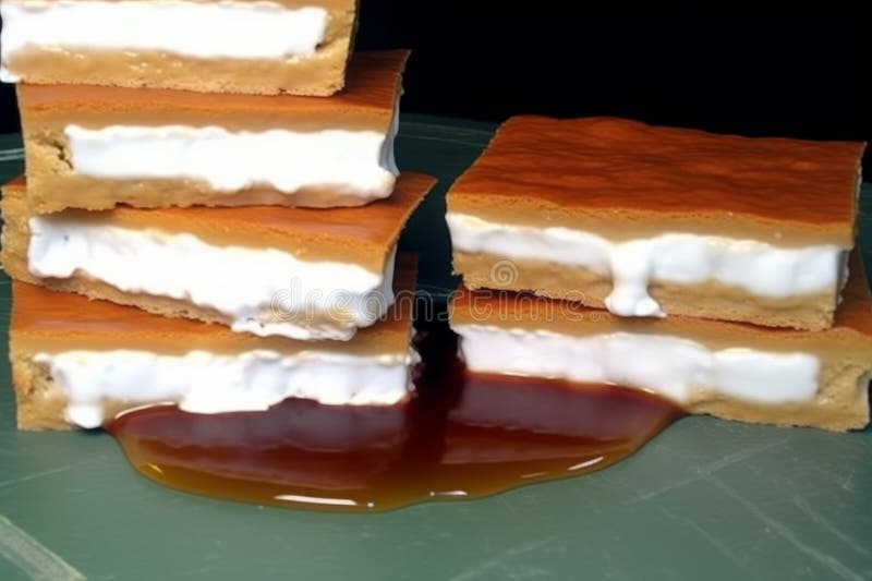 Folded Baked Goods or Layered Desserts Stock Illustration ...