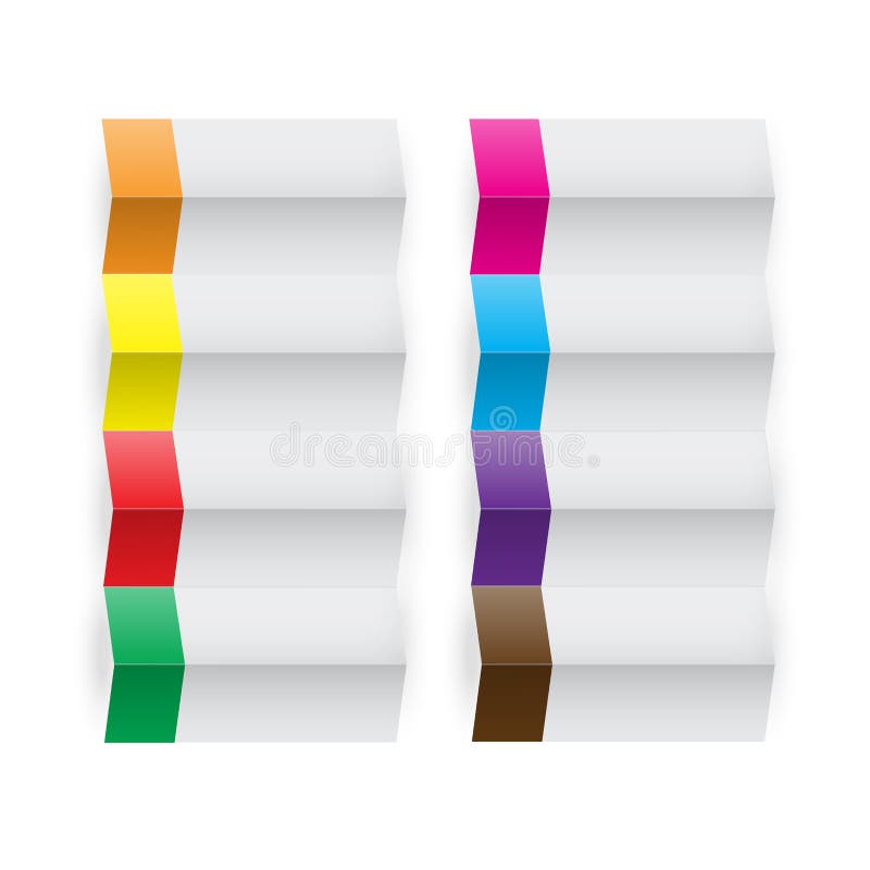 Folded banner origami stock illustration. Illustration of design - 51496936