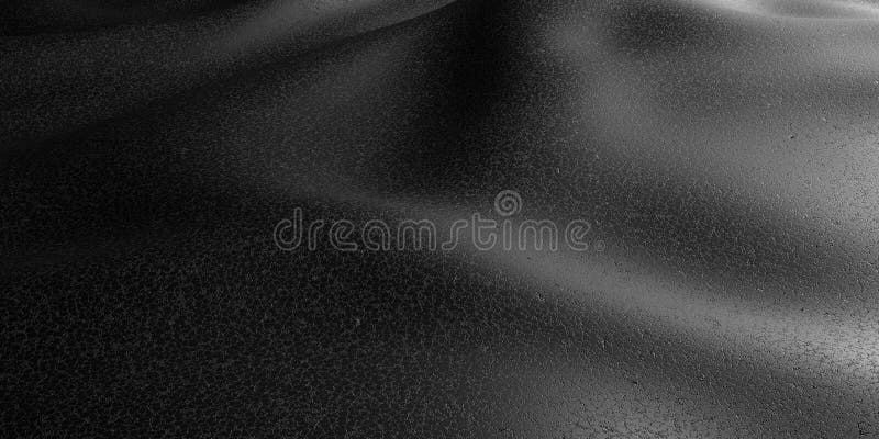 Folded Black Leather Texture Background Close Up Stock Illustration ...