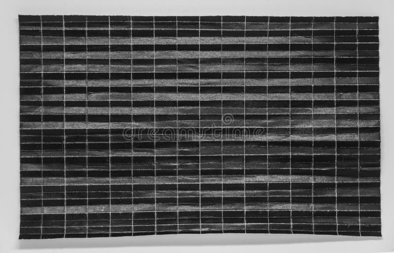 Folded Black Paper in 512 Parts with White Background Stock Photo ...