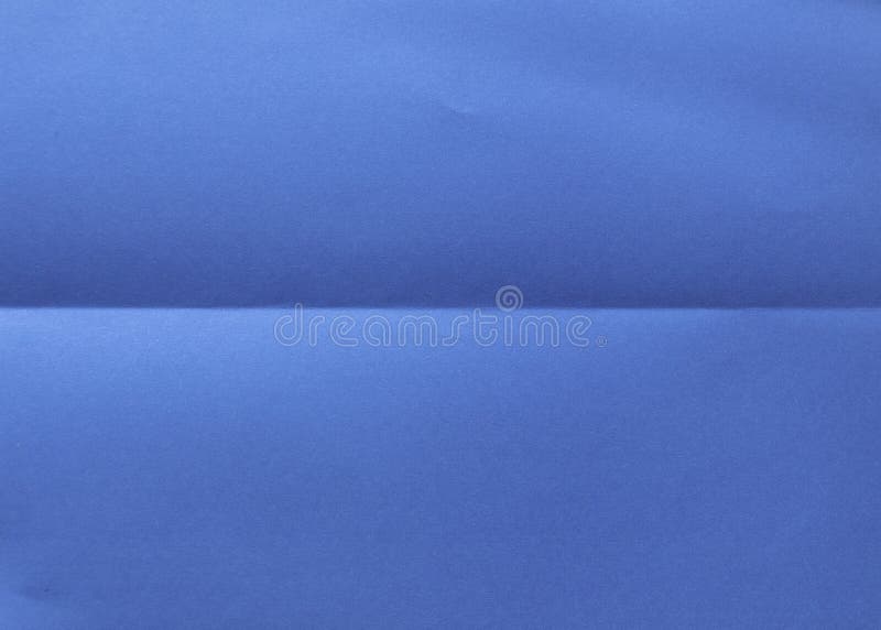 Folded Blue Paper for Background Stock Image - Image of fold, note ...