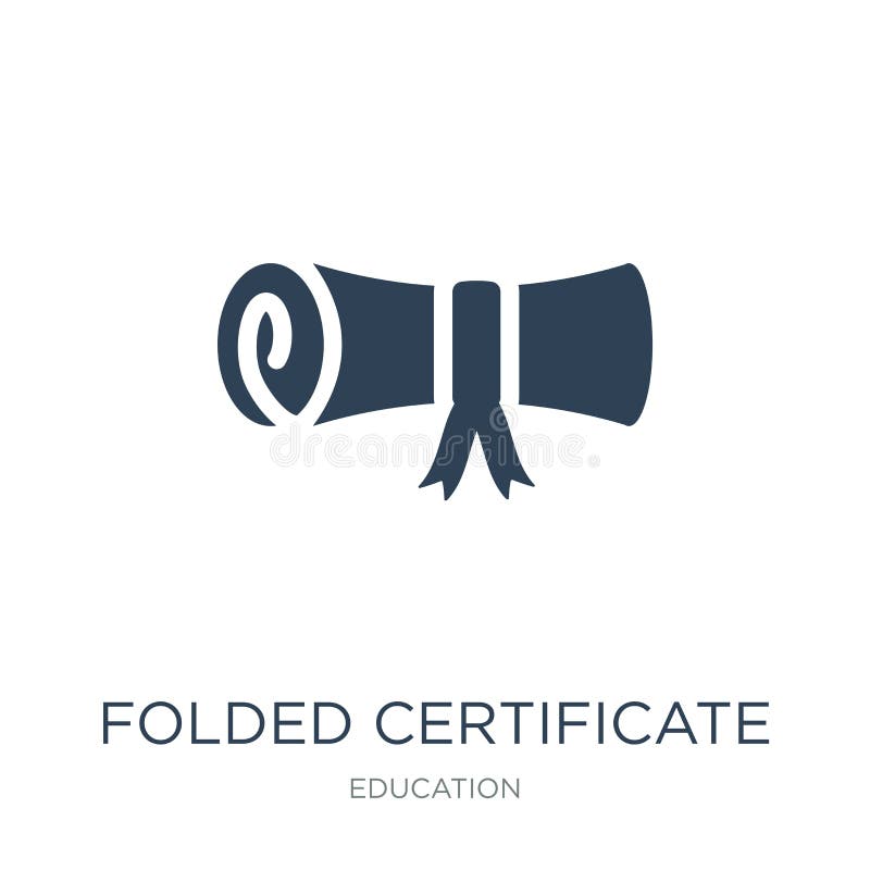 Folded Graduation Certificate Stock Illustrations – 325 Folded ...