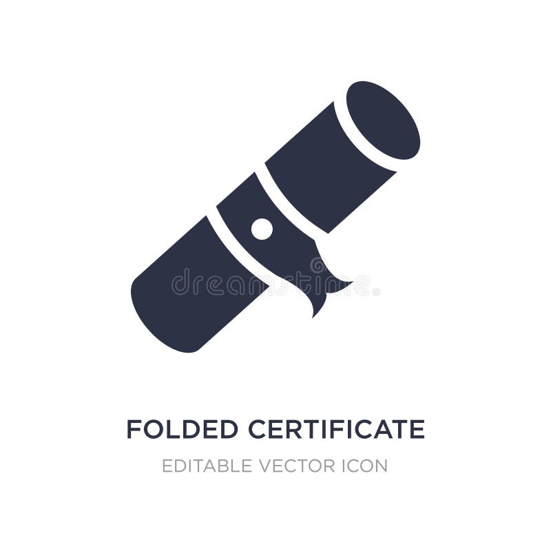 Folded Graduation Certificate Stock Illustrations – 284 Folded ...