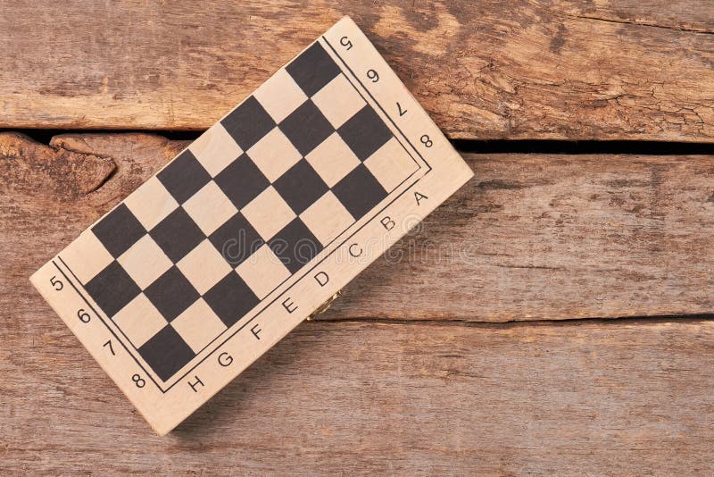 Folded Checker Board, Top View. Stock Photo - Image of leisure, chess ...