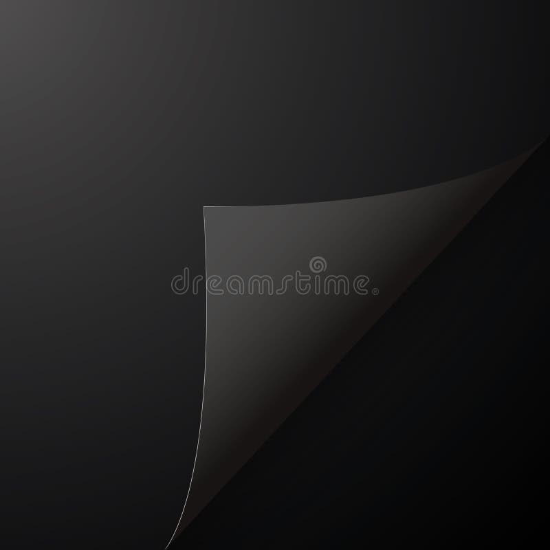 Folded Corner Paper Sheet - Isolated Design Element Stock Vector ...