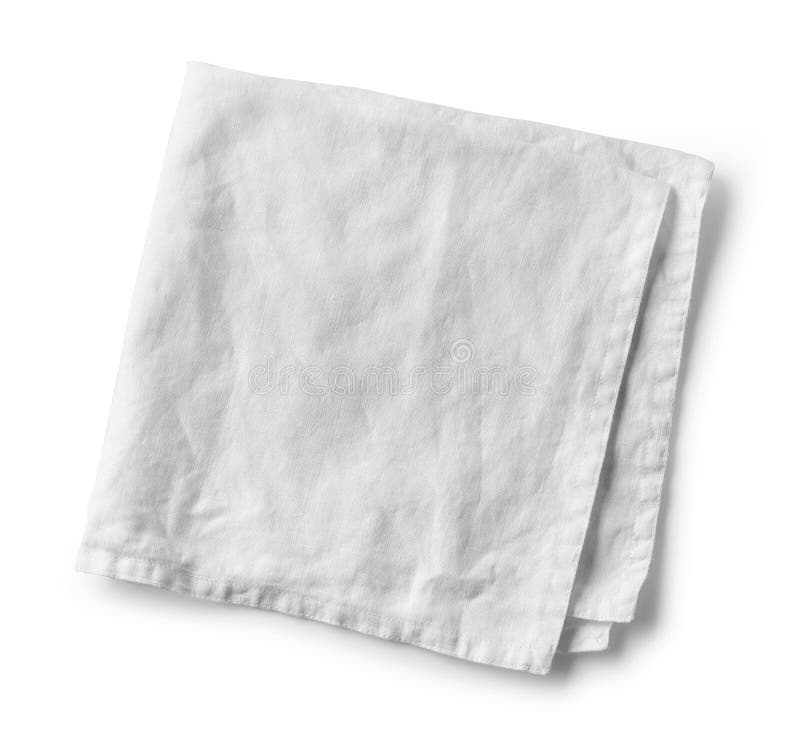 Folded cotton napkin stock image. Image of cafe, vintage - 285272173