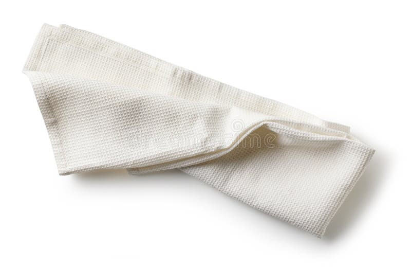 Folded cotton napkin stock photo. Image of restaurant - 289802008