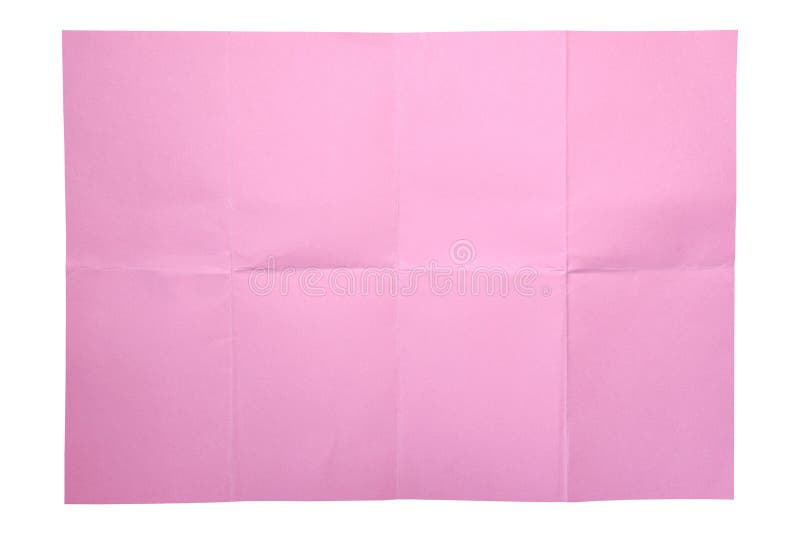 Folded Pink Paper Textures for Background. Stock Image - Image of ...