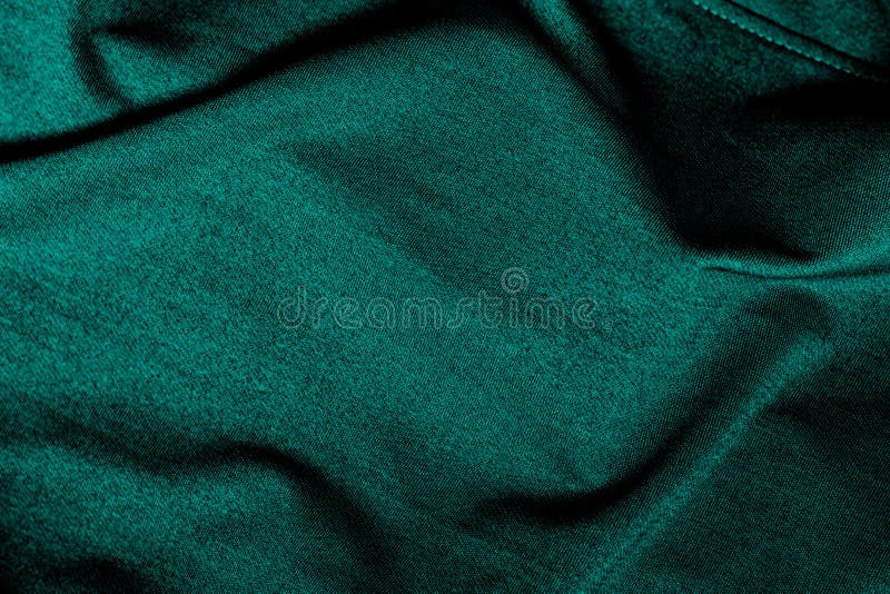 Folded Dark Cyan Fabric Cloth with Shallow Depth of Field for ...
