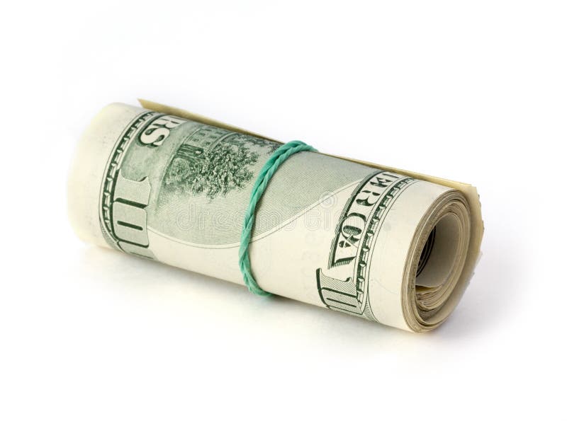 Folded dollars stock image. Image of debt, rich, banknote - 24587111