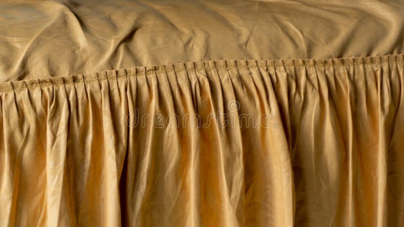 Folded Edge of Bed Cover Pattern Stock Photo - Image of pillow ...