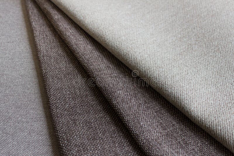 Folded Fabric Layers with Visible Texture Stock Photo - Image of ...