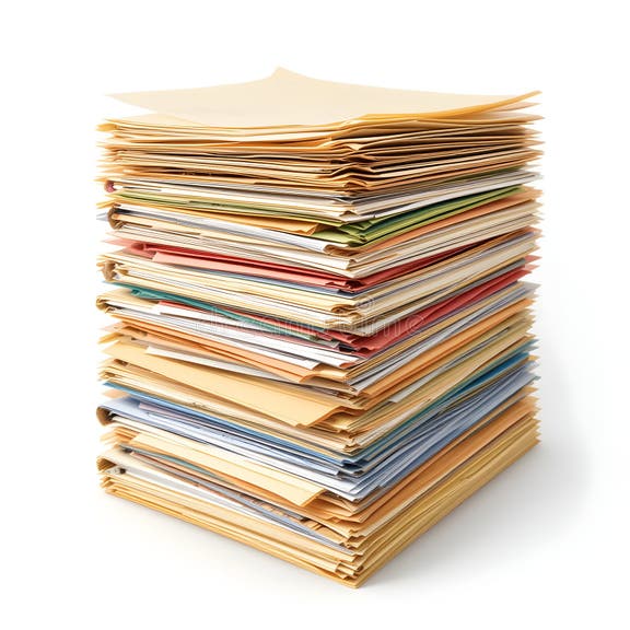 Folded files stock illustration. Illustration of folded - 369263292