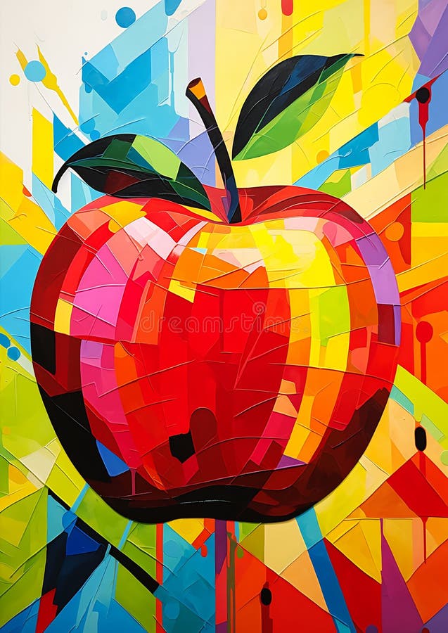 Folded Geometry in a Bright, Abstract Background Stock Illustration ...