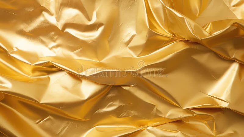 Folded gold paper texture stock illustration. Illustration of shiny ...