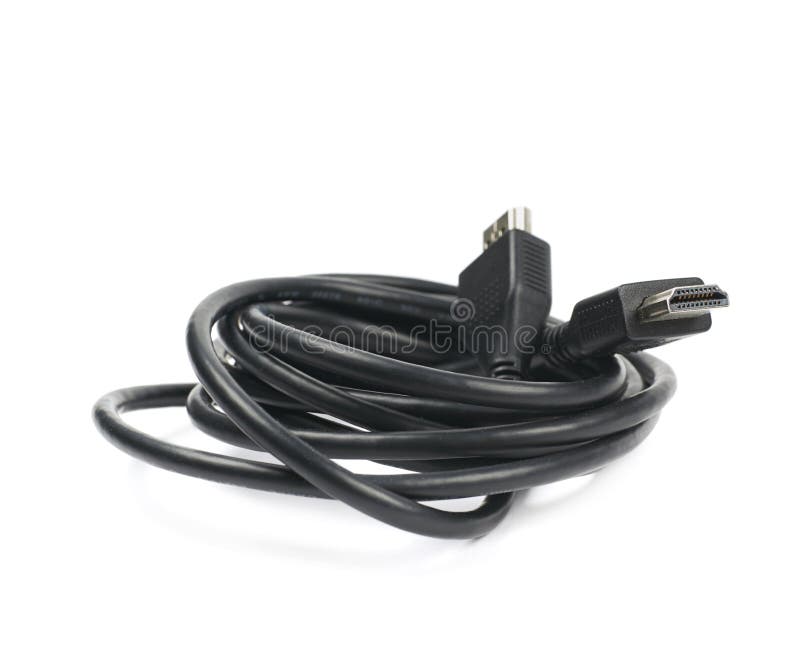 Folded Hdmi Cable Isolated Stock Photos - Free & Royalty-Free Stock ...
