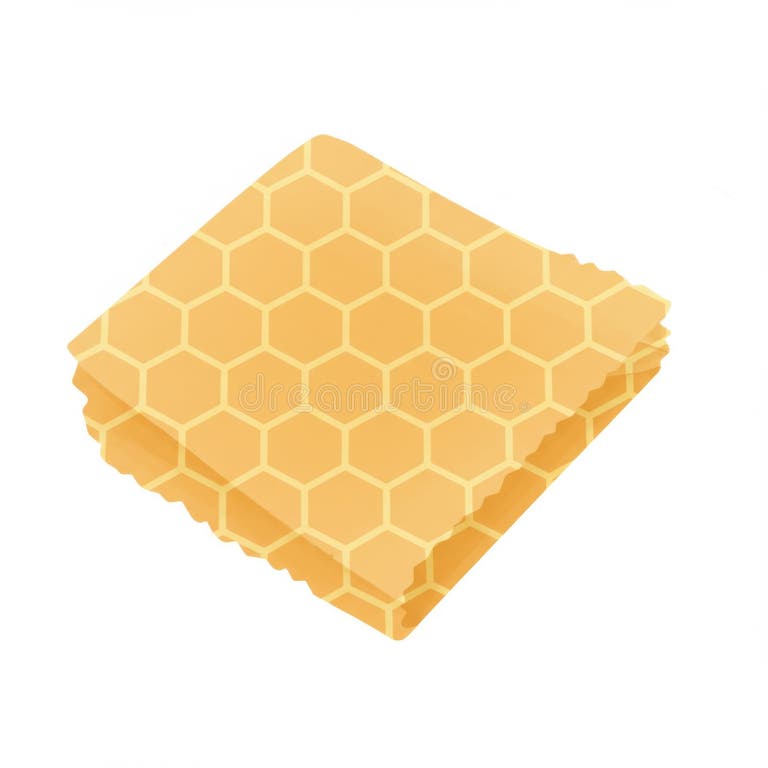 Folded Honeycomb Pattern Fabric Texture Stock Illustration ...