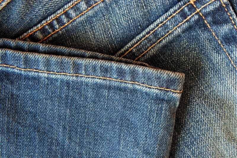 Folded Jeans Picture. Image: 5384233