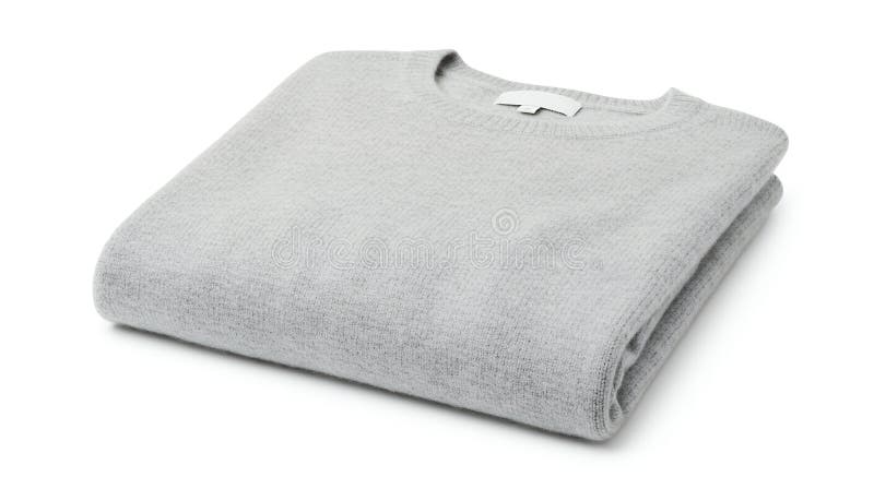 Folded Grey Sweater stock illustration. Illustration of texture - 367902914