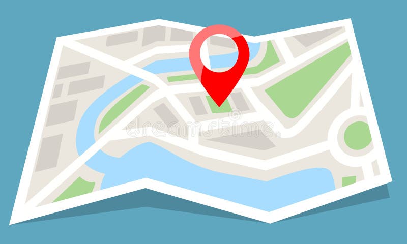 Paper Map Illustration Stock Illustrations – 99,878 Paper Map ...