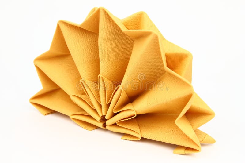 Folded napkin stock photo. Image of decoration, adornment - 36591812