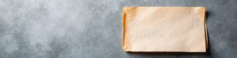 Folded Notepaper Against Mottled Gray Backdrop, Texture, Paper ...