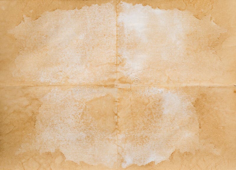 Folded old paper stock photo. Image of brown, grunge - 82855598
