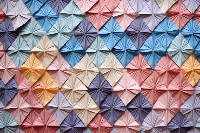 Folded origami paper stock illustration. Illustration of culture ...